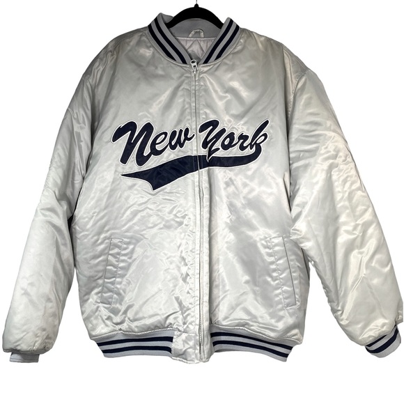 Vintage | Jackets & Coats | Vintage Pj Mark New York Varsity Bomber ...